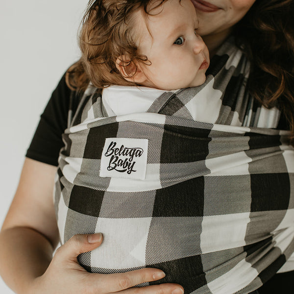 The Jessica Beluga Baby Wrap | Green Bamboo Baby Carrier - Beluga Baby ...